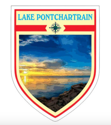5" lake pontchartrain bumper sticker decal usa made | eBay