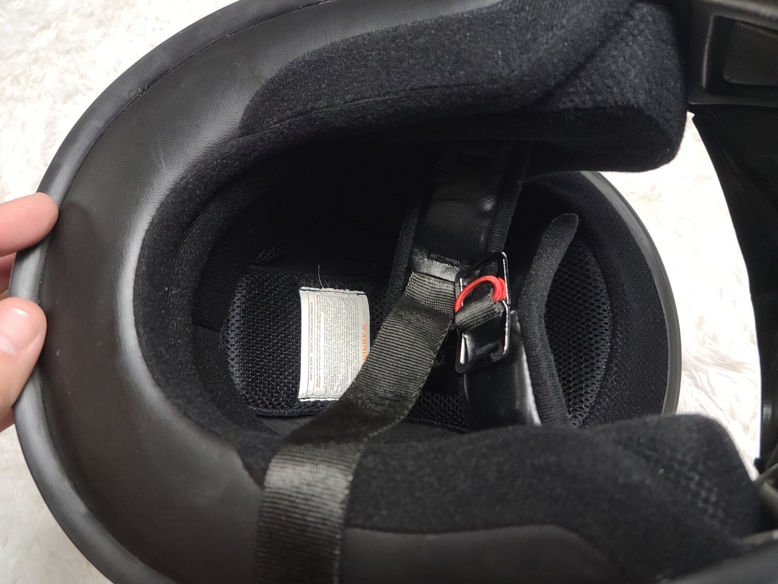 HCI Red Blade Full Face Motorcycle Helmet Fully-Vented w/ ABS Shell 75 ...