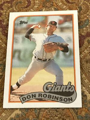 1989 Topps #473 Don Robinson | eBay