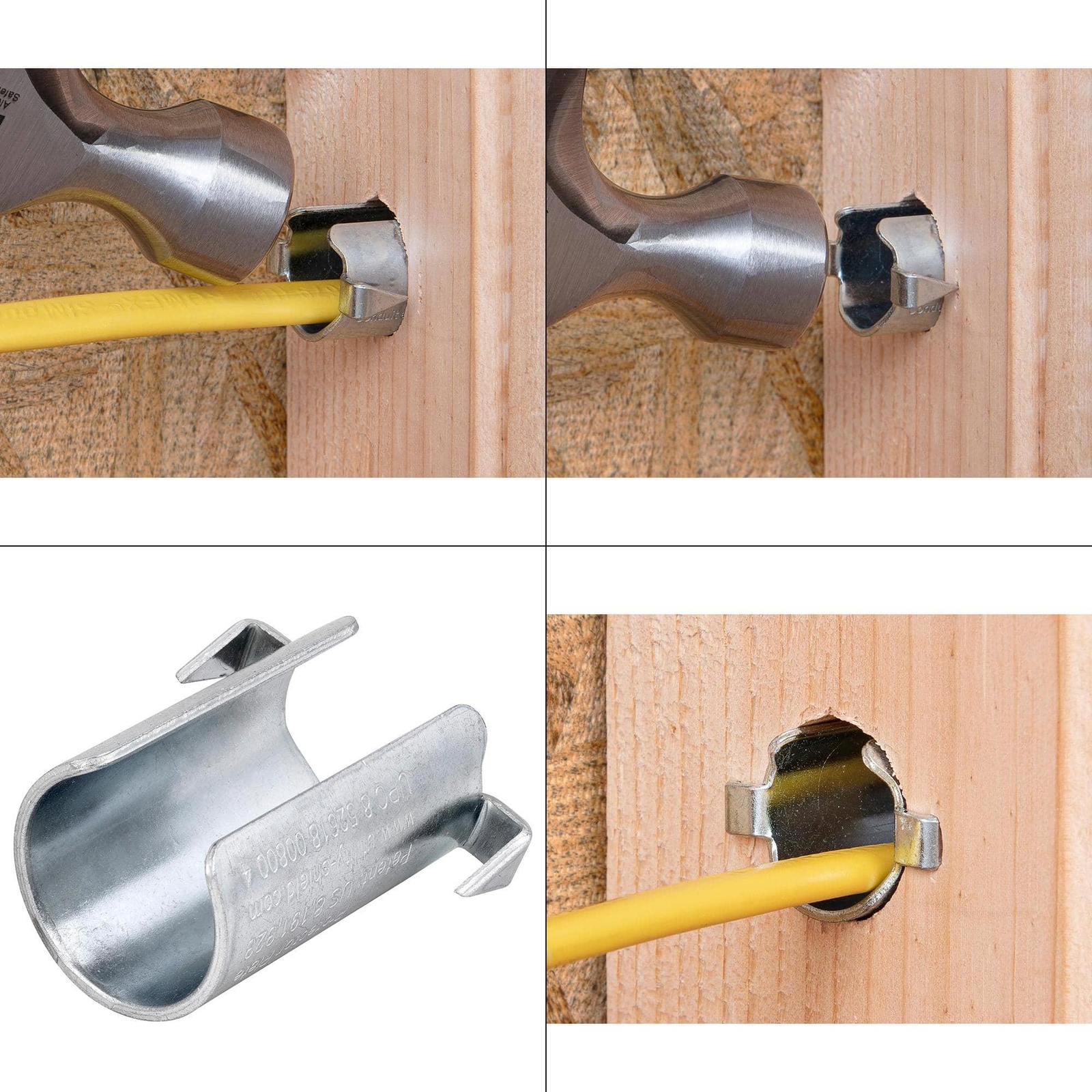 Romex Smart Shield 1 In. Standard Fitting Nail Guard (100-pack) | Wire ...