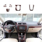 For Volkswagen Jetta 2012-2014 Red Wood Inner Decoration Full Set Cover ...