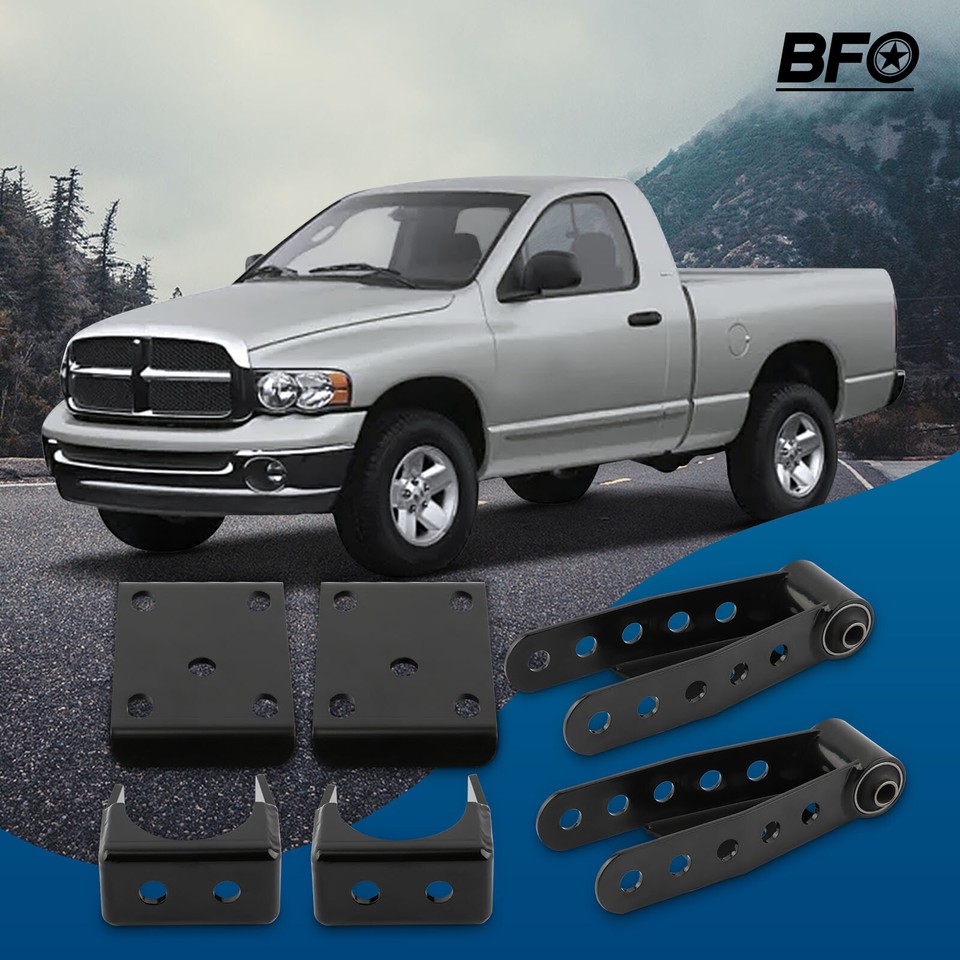 5" Rear Axle Flip Lowering Kit For Dodge Ram 1500 2WD Std & Quad Cab ...