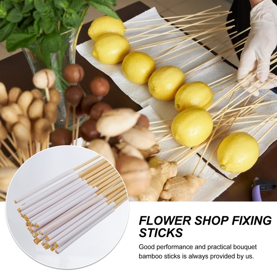 30 Pcs Flowery Jack Bamboo Sticks Floral Arrangement Supplies Bouquet Fixing | eBay Australia