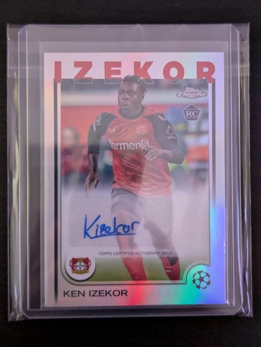 2024-25 Topps Chrome UEFA UCC - Ken Izekor RC Auto #CA-KI - Mint | eBay
