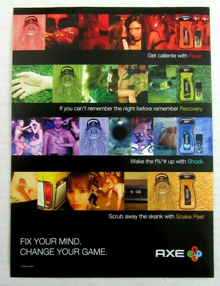Axe Advertisements In Magazines