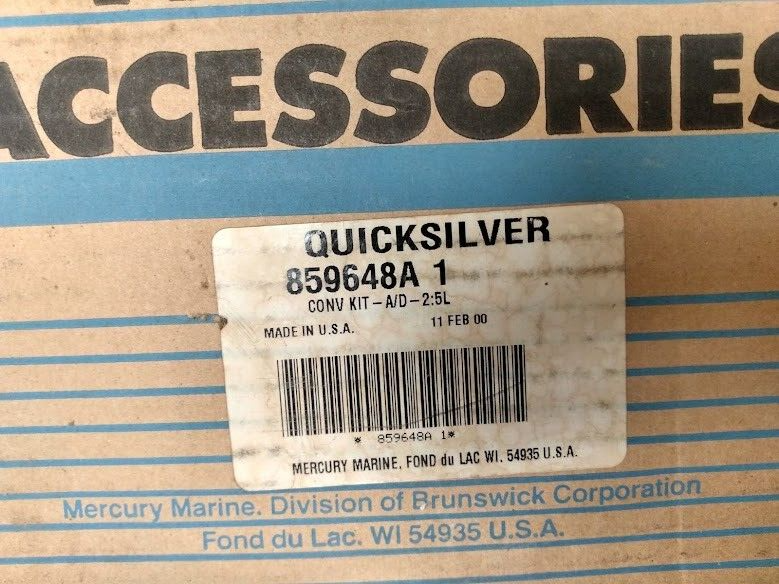 Quicksilver Smartcraft Conversion Kit | eBay