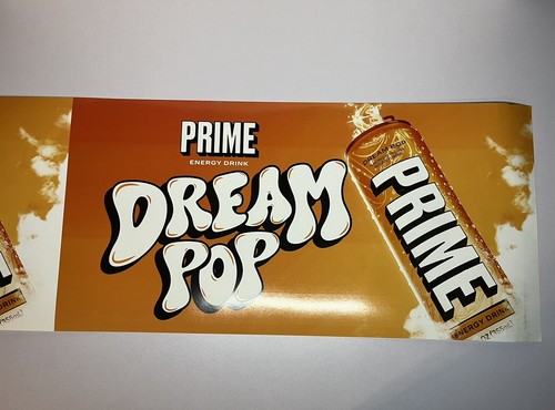 Prime Hydration Energy Dream Pop Giant Banner Poster Retail Store ...