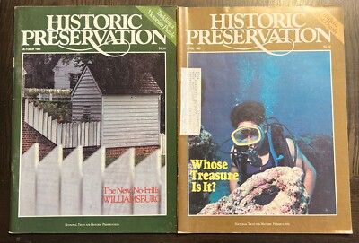 HISTORIC PRESERVATION magazines APRIL and OCTOBER 1985 X2 | eBay