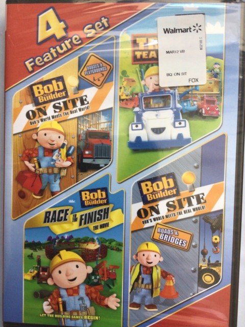 DVD 4 Feature Set Bob The Builder on Truck Teamwork Race for Finish for ...