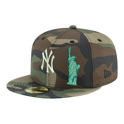 New Era New York Yankees Statue Of Liberty Big Apple Fitted Hat Cap ...