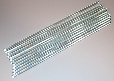 12 Chandelier Glass Rods "Swizzle" Stick style Each 14.25" L Bubble end ...