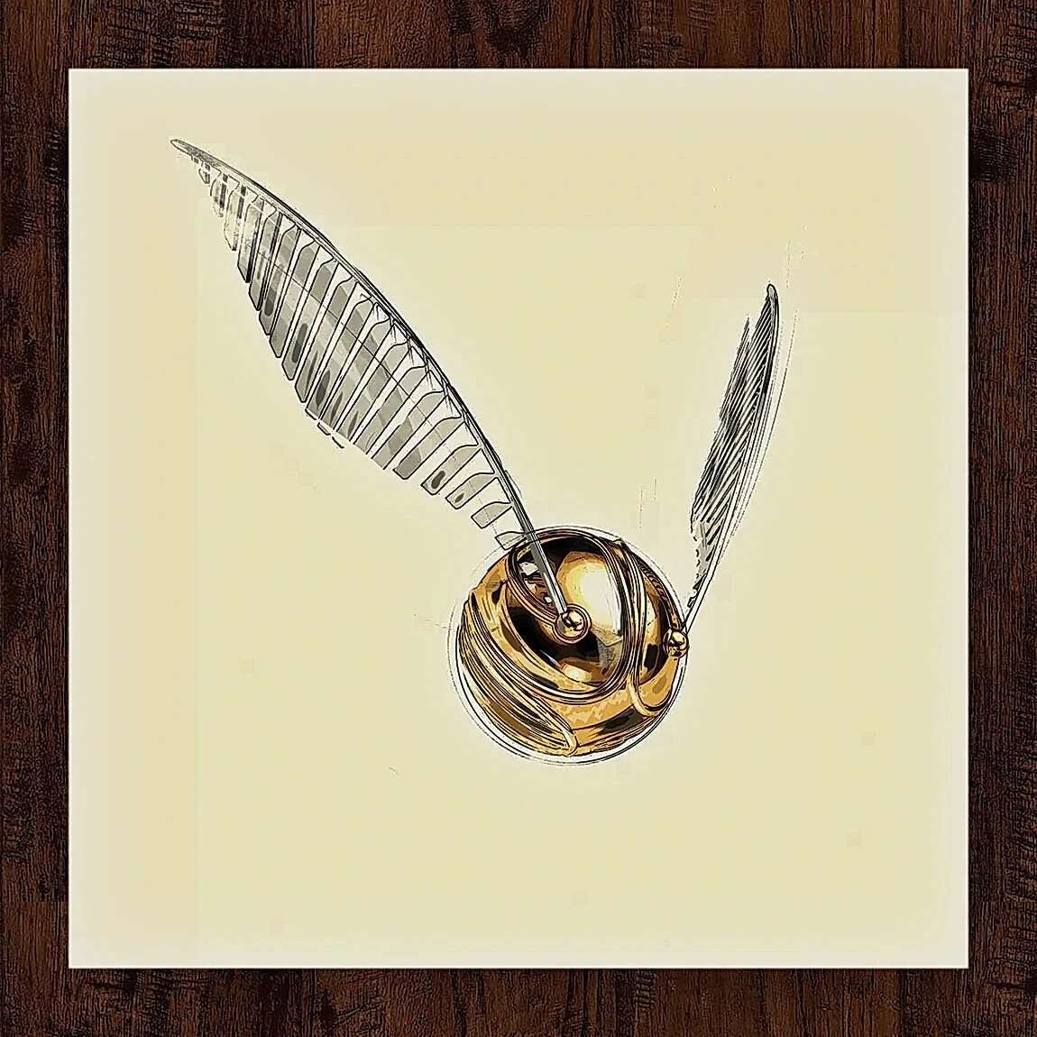 Harry Potter Golden Snitch Drawing