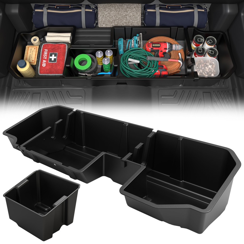 SYNTHACY Under Seat Storage Box for 2019-25 Silverado/Sierra 1500 ...