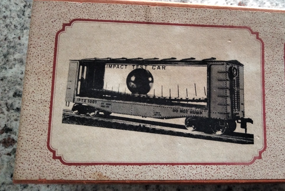 Walthers HO Scale Impact Test Car, Tongue In Cheek Model 'NEW IN BOX ...