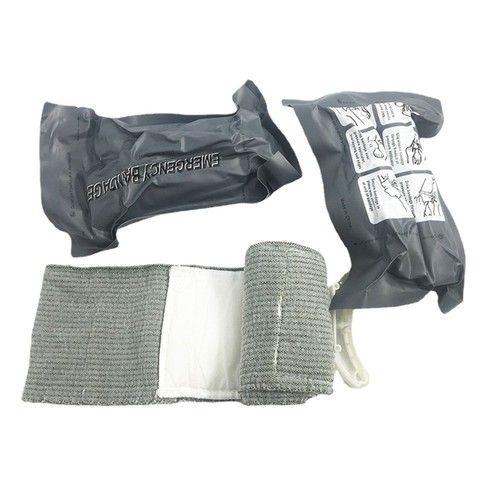 Israeli Bandage Emergency Bandage with Vacuum Pack Tactical Tourniquet ...