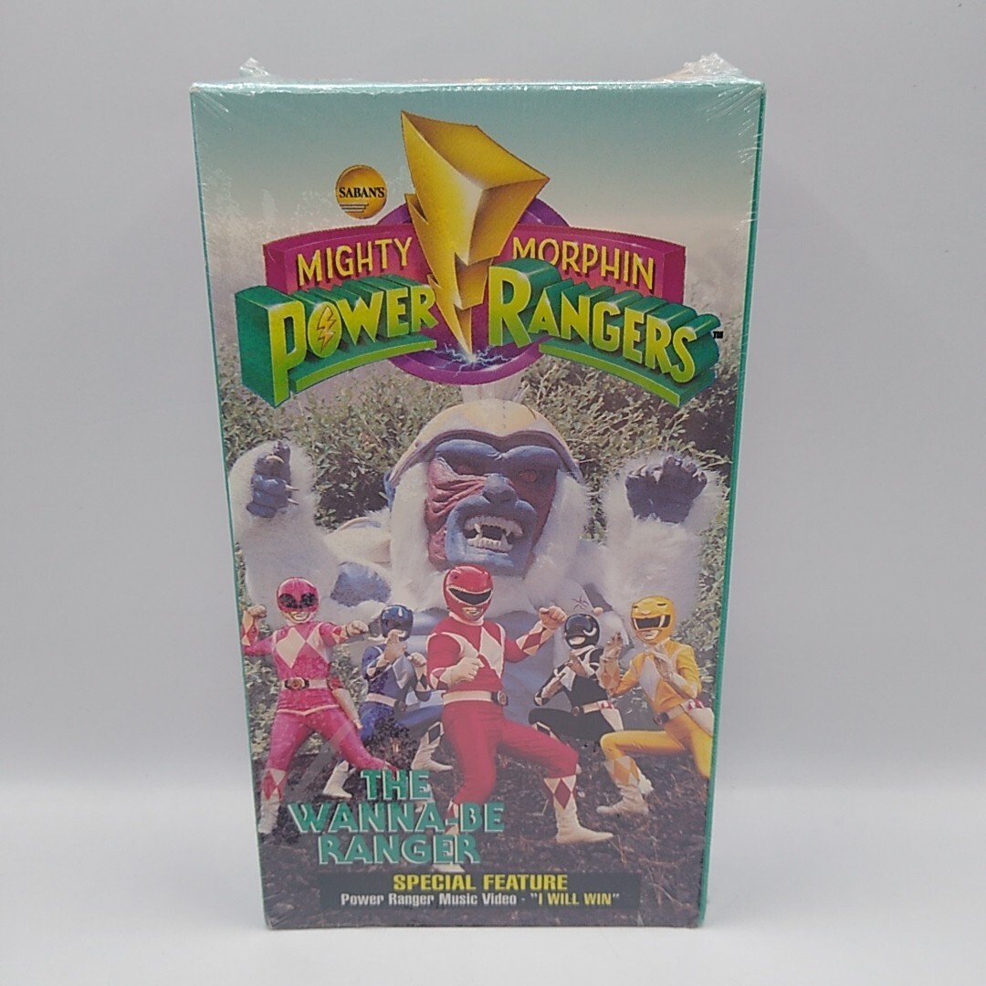 Mighty Morphin Power Rangers: The Wanna-Be Ranger (VHS, 1994) NEW ...