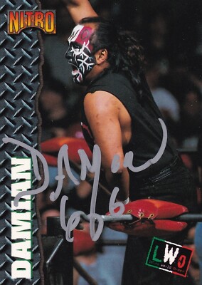 Damian 666 Signed 1999 Topps WCW/nWo Nitro Rookie Card 54 RC Lucha ...