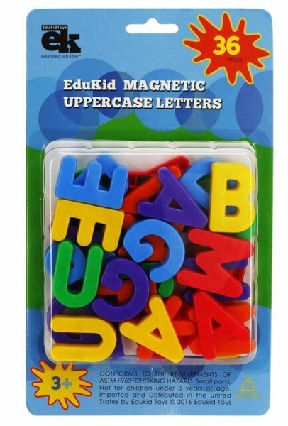 EduKid Toys 36 ABC Capital Alphabet Magnets for sale online | eBay