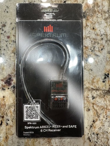 Spektrum AR631 DSMX 6-Channel AS3X & SAFE Receiver SPM-1031 Open Box ...