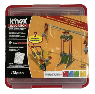 K'nex 78610 STEM Education Machines: Levers & Pulleys Building Set ...