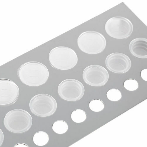 100/500/1000Pcs Plastic Small Medium Large Tattoo Ink Cups Caps Pigment ...