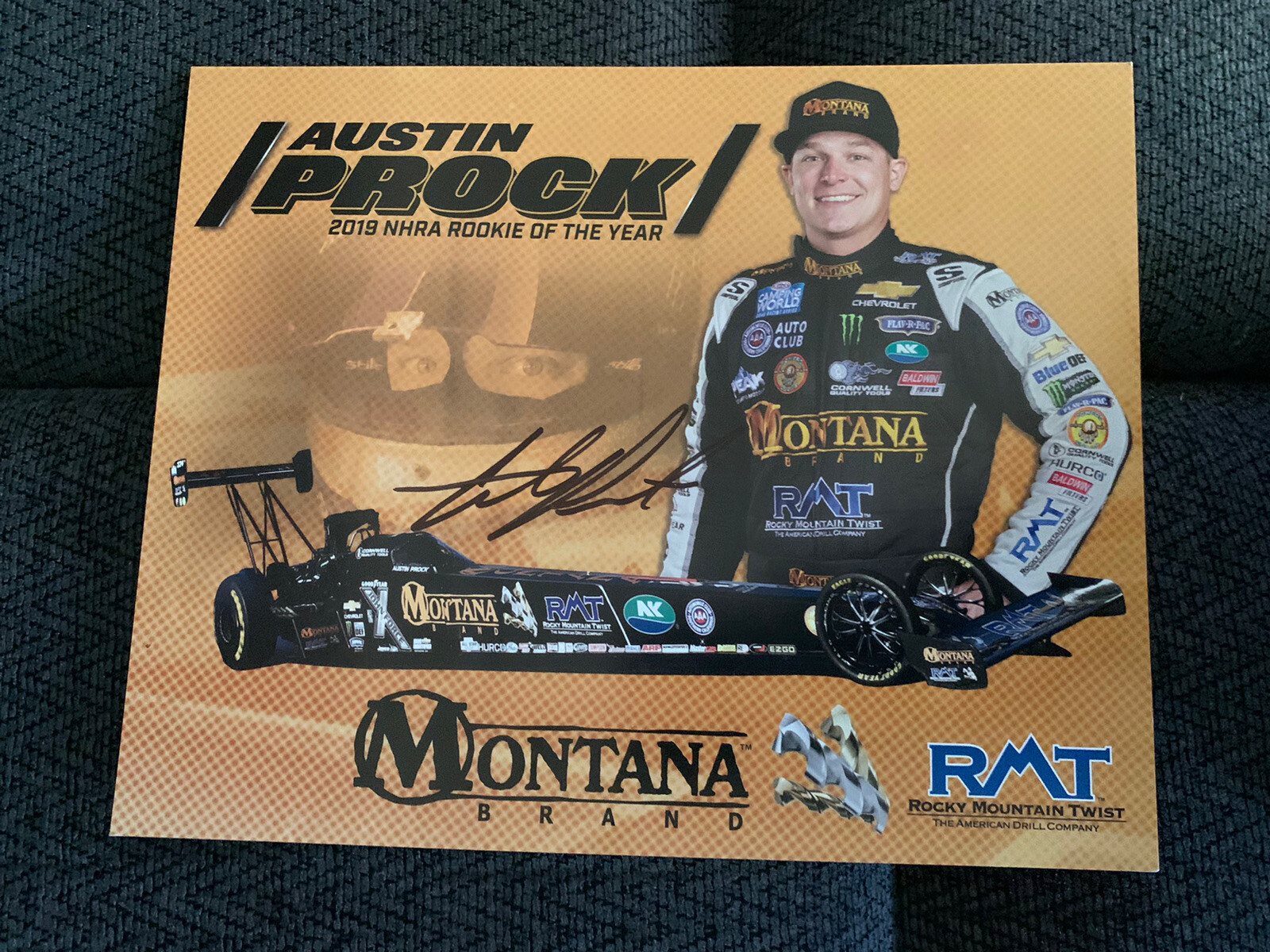 Austin Prock Signed Promo Card Nhra Drag Racing Autographed 2022 | eBay