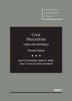 Civil Procedure by Jack Friedenthal: Used 9780314280169| eBay