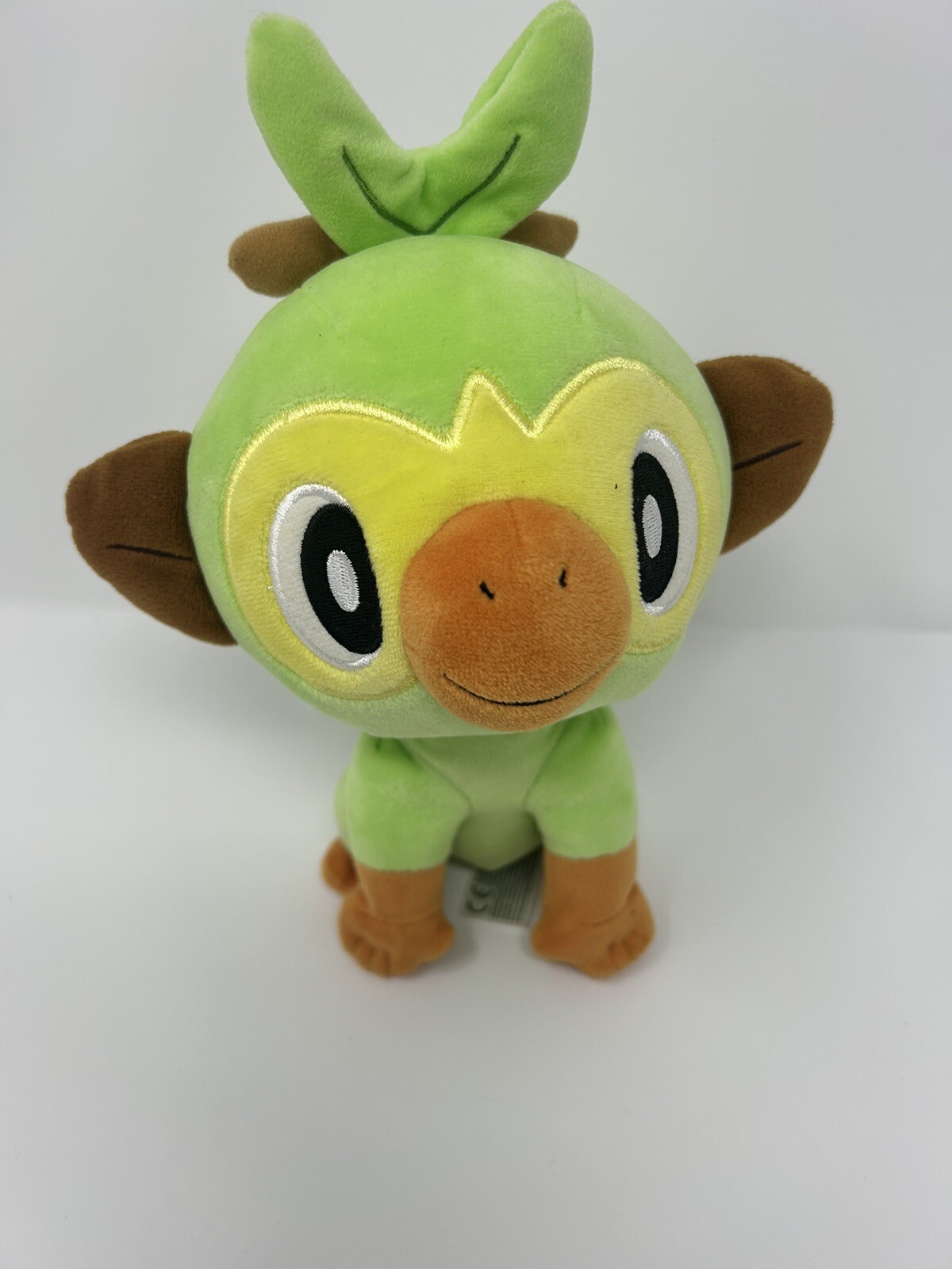 Pokemon Grookey Green Monkey Sitting WCT Plush 8" Ships Out Fast & Safe ...