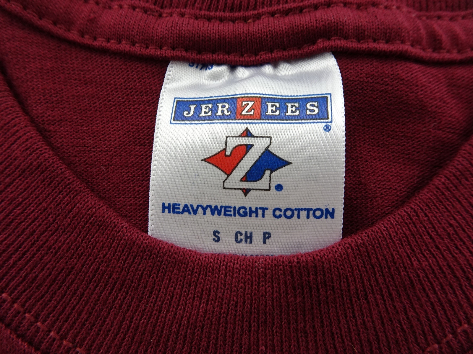 New Jerzee Men's Long Sleeve 100% Cotton T-Shirt 3 PACK -Maroon- See ...