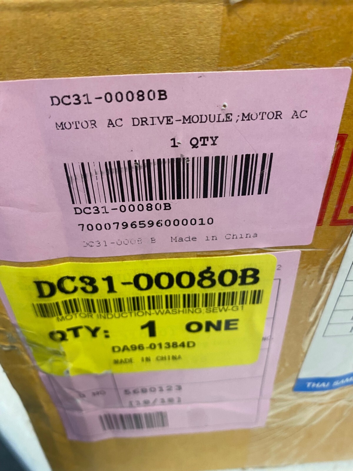 Samsung Washer Induction Motor Assembly DC31-00080B AP5966569 ...