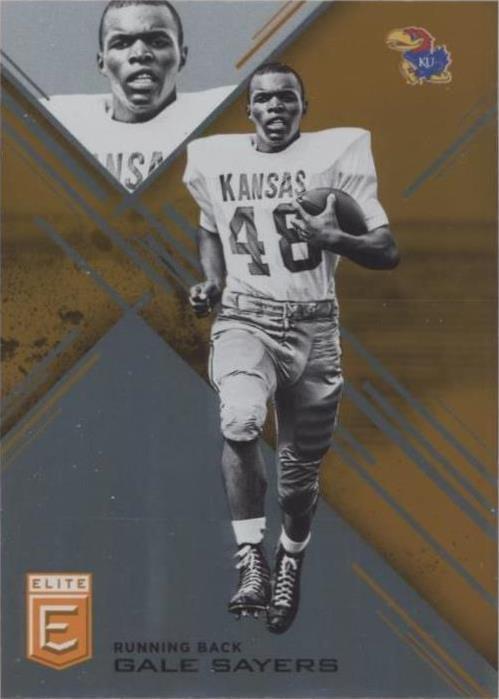 2017 Panini Elite Draft Picks - Gale Sayers #40 Aspirations Orange for ...