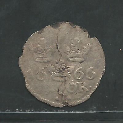 SWEDEN, 1666, ORE, SILVER, KM#250, FINE-VERY FINE | eBay