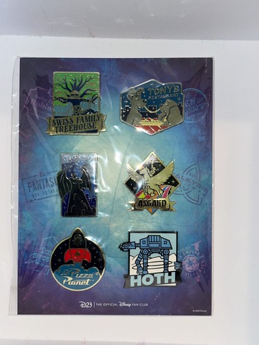 NEW D23 Disney Official Fan Club Set of 6 Collectors Pins New 2020 | eBay