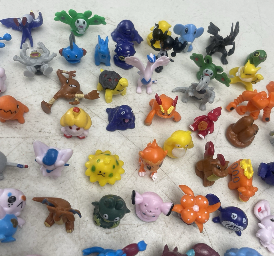 Lot of 115 RL Pokemon Mini Tiny R/L.W 1" Figures 2005 2006 2007 ...