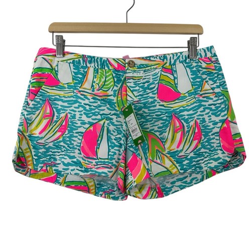 NWT LILLY PULITZER ADIE YOU GOTTA REGATTA PRINT SHORTS SIZE 6 | eBay