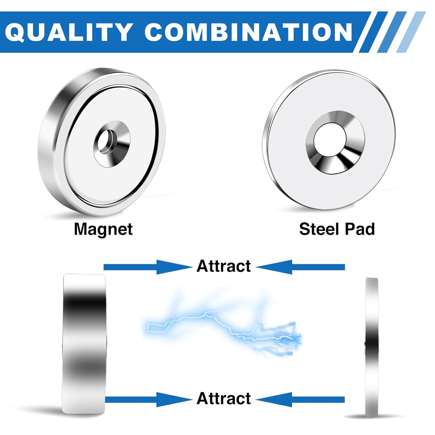 Neodymium Magnets with Hole Rare Earth Countersunk Hole Magnet for ...