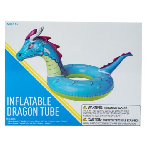 Inflatable Dragon Pool Tube 55.91in X 32.68in Ages 8+ | eBay