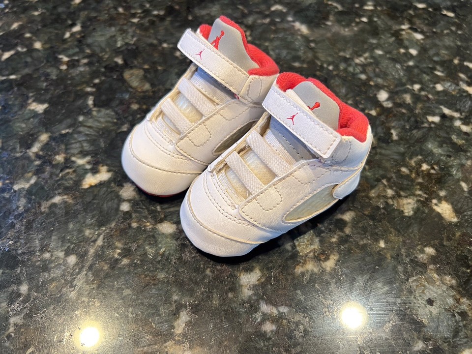Nike Air Jordan Retro #’s 3,5,4 Crib Shoes Infant Baby Size 1C, 2C, 3C ...