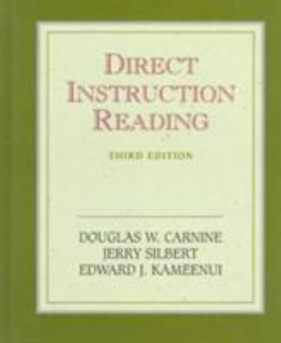 Direct Instruction Reading by Edward J. Karmeenui, Douglas W. Carnine ...