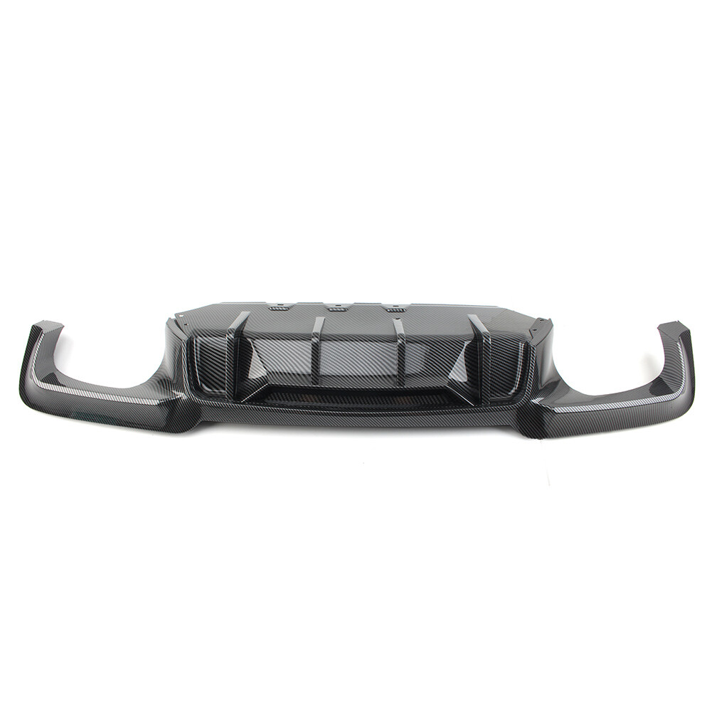 2pcs Carbon Fiber Look Rear Bumper Diffuser Lip For BMW F10 M5 M Sport ...