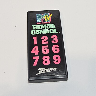 1989 MTV Remote Control Board Game Music TV Replacement Parts. Remote ...