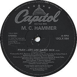 MC Hammer - Pray - UK 12" Vinyl - 1990 - Capitol | eBay UK