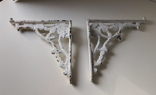 Cast Iron Decorative Brackets for Shelves Victorian Inspired 2PC 7 ...