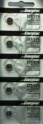 Energizer 377 376 WATCH BATTERY SR626SW SR626W Silver Oxide | 1.5 V ...