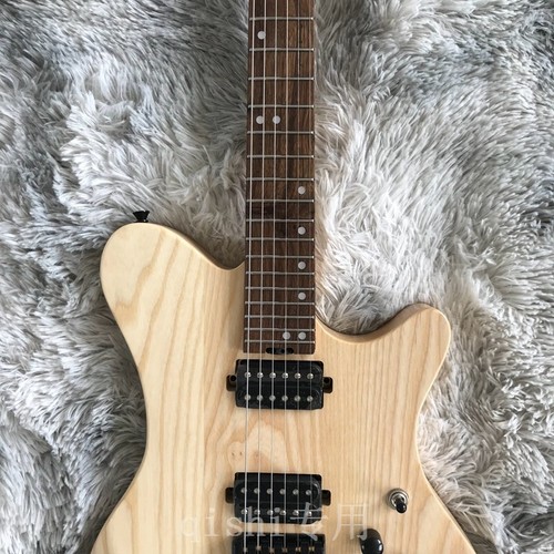 Headless Electric Guitar ASH Body Round Head Stainless Steel Wire ...