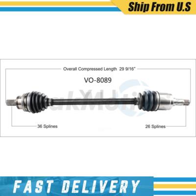 Rear Right Passenger Side CV Axle Joint Shaft For 2009 2010 2011 2012 ...