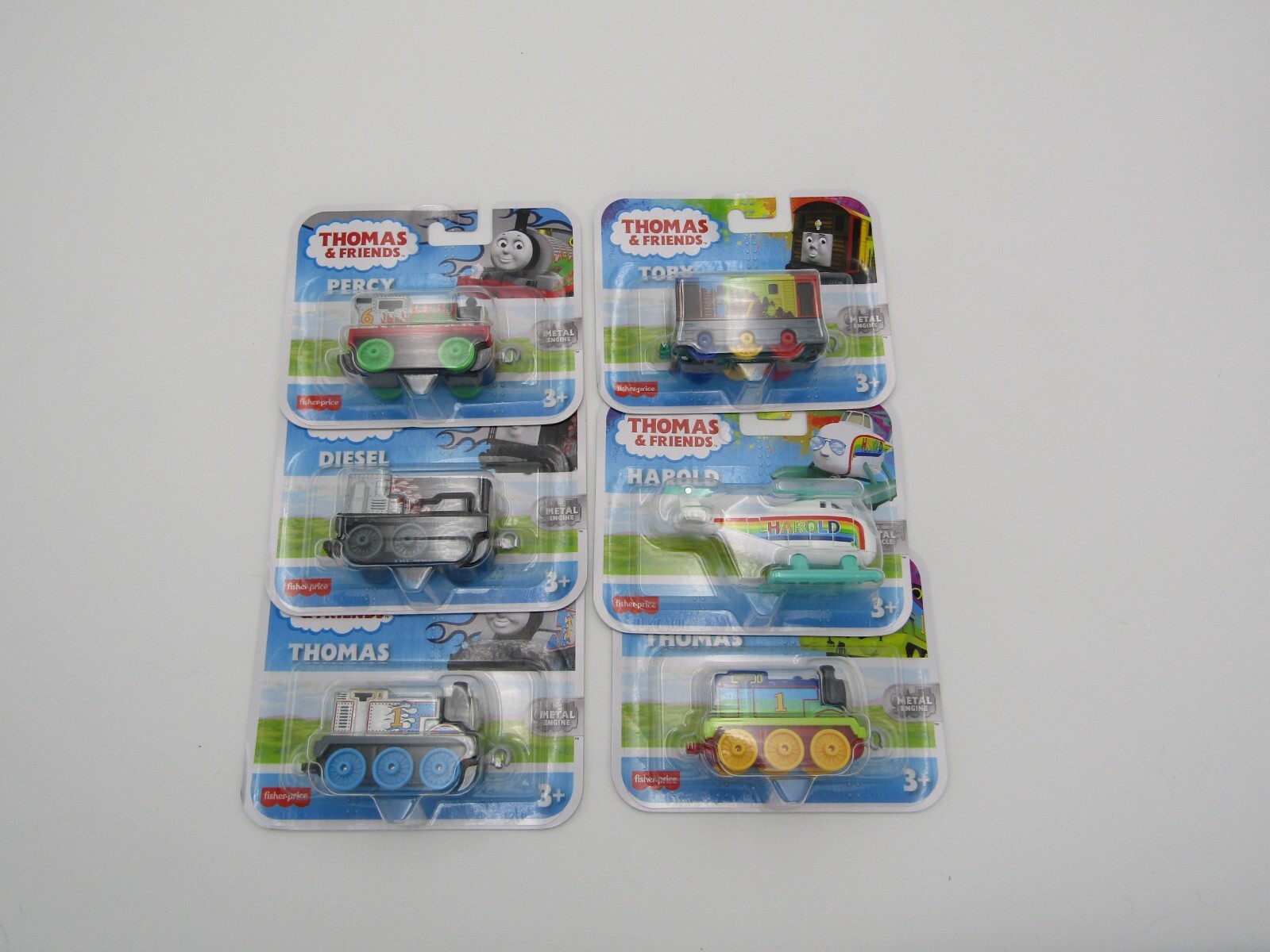 (Lot of 6) Thomas & Friends Adventures Portable Diecast Take Along ...