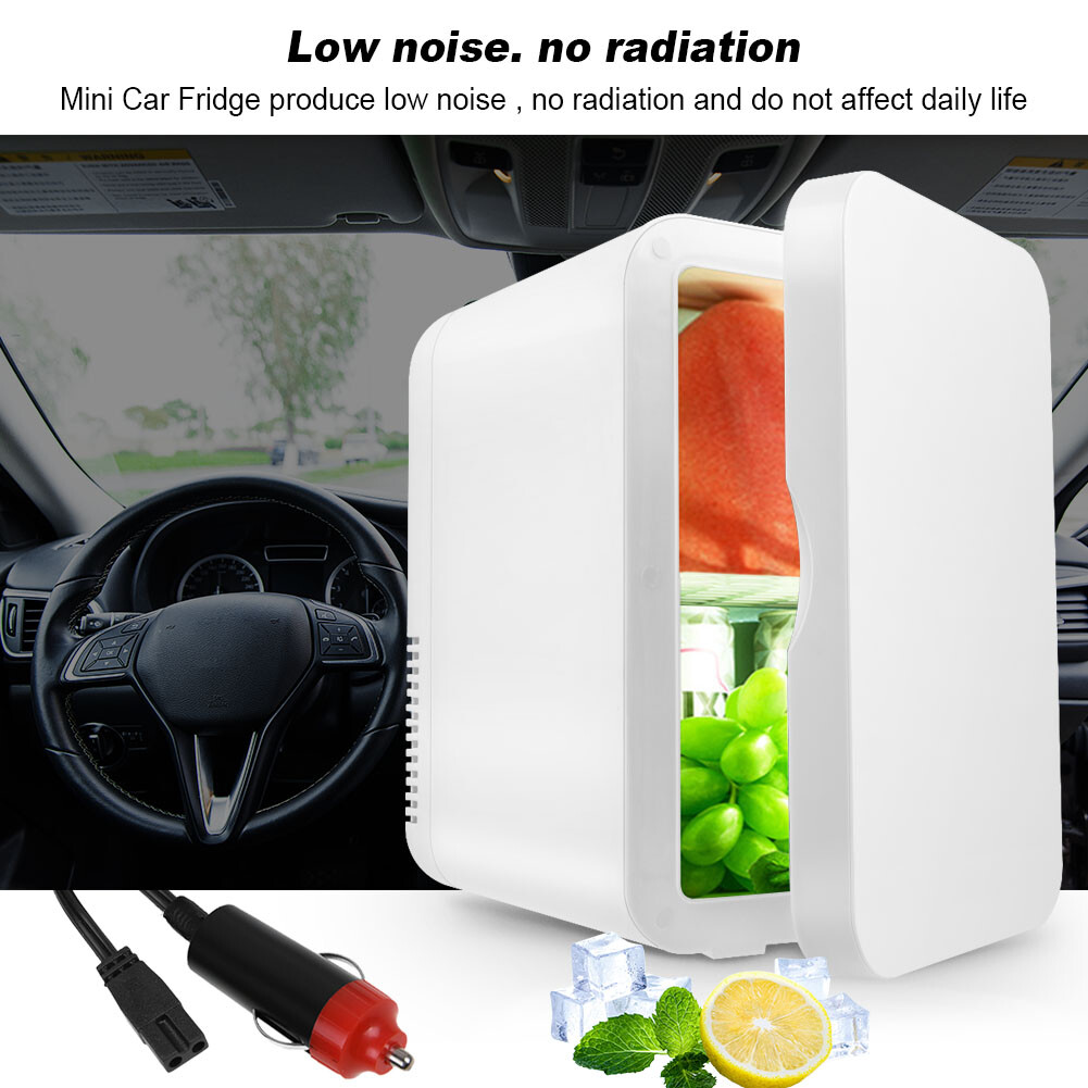8L Portable Mini Fridge Table Top Electric Small Cooler Bedroom Ice Box ...