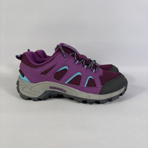 Merrell Oak Creek Youth Girls Size 1.0w Low Lace Waterproof Shoes ...