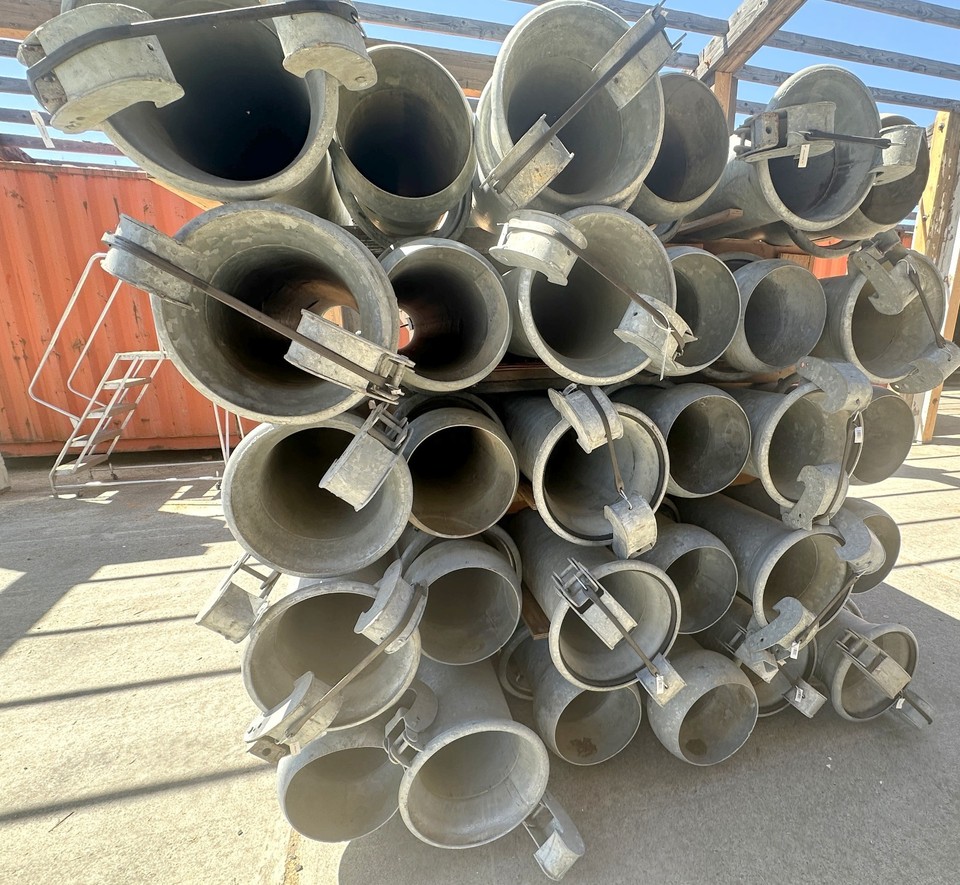 Bauer type 12” galvanized pipe, 10ft long+- | eBay